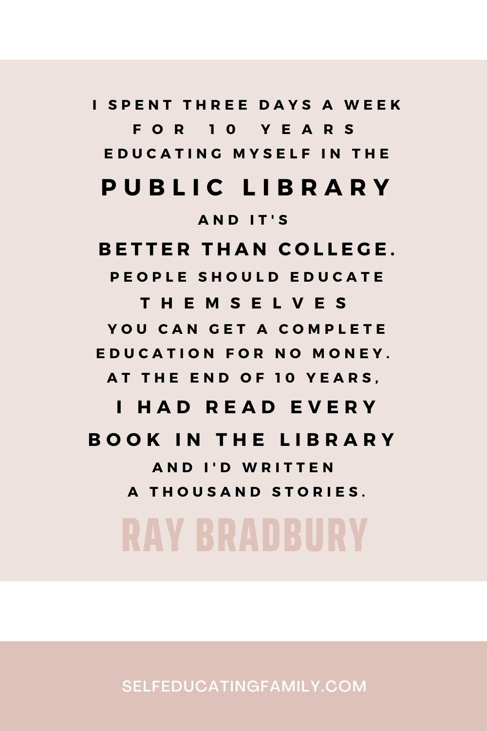 Motivational Quotes on Self Education | Self Educating Family