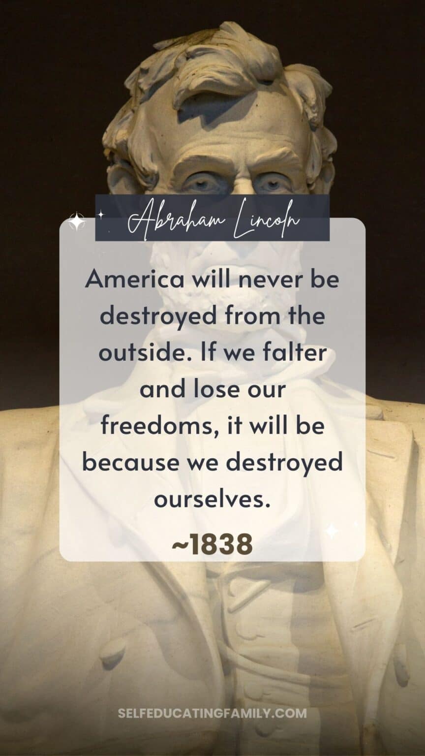 A Dozen American History Quotes | Self Educating Family