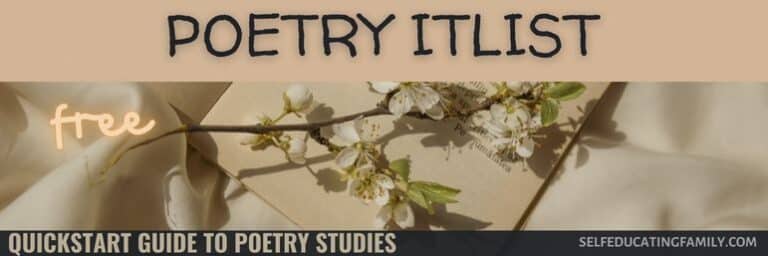 Curated Poetry Study QuickStart Guide | Self Educating Family