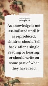 Charlotte Mason Narration | Self Educating Family