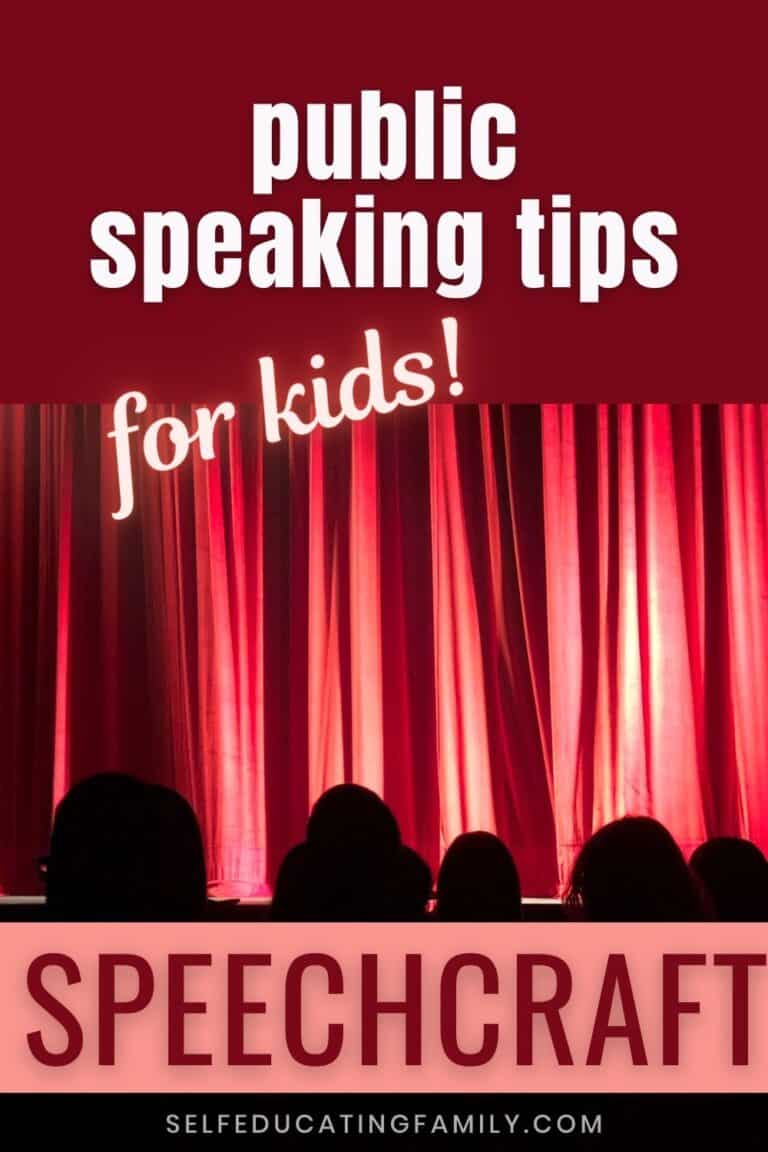 Public Speaking Tips for Kids | Self Educating Family