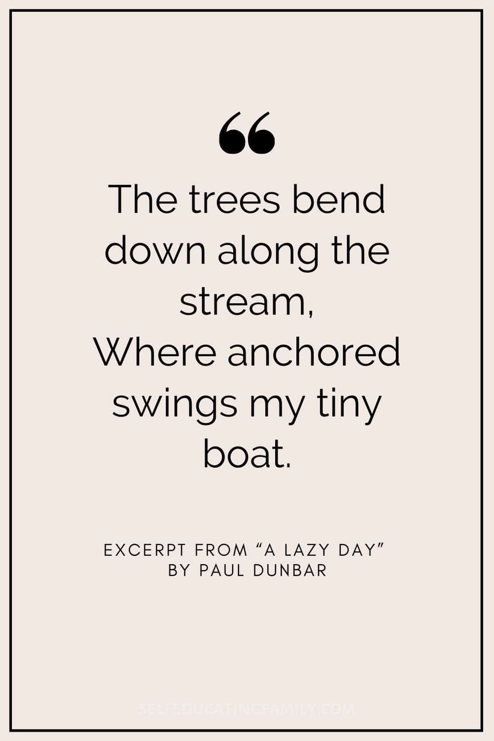 Summer Poetry Quotes | Self Educating Family