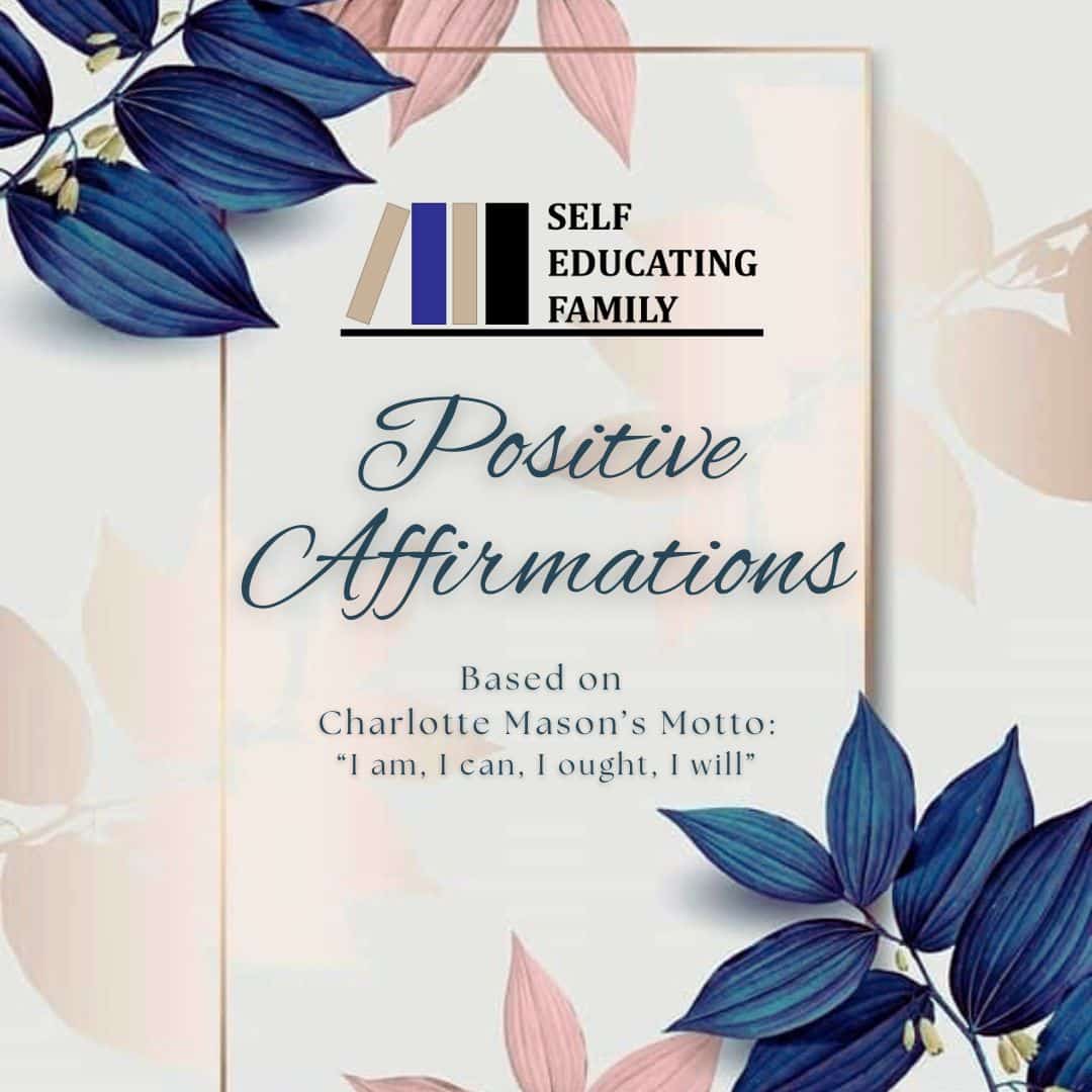 Positive affirmations for women & kids | Self Educating Family