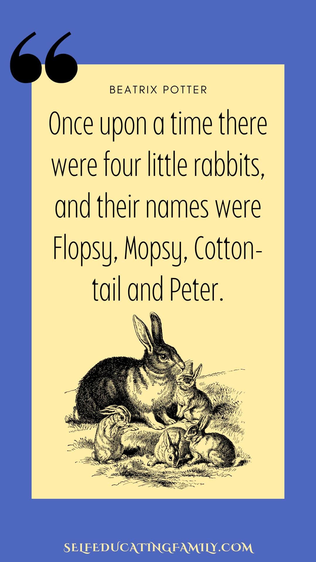 Beatrix Potter Quotes | Self Educating Family